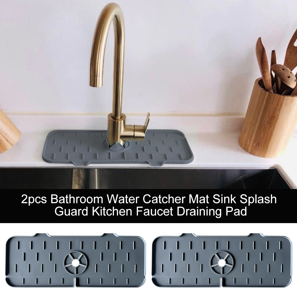Sink Splash Guard Countertop Protection Solid Kitchen Faucet Water ...