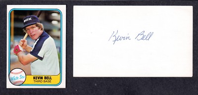 Kevin Bell ( Debut 1976 ) WSX A's SIGNED AUTOGRAPH AUTO 3x5 INDEX COA ...