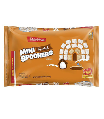 Malt-O-Meal Frosted Mini Spooners Whole Grain Breakfast Cereal Crunchy ...