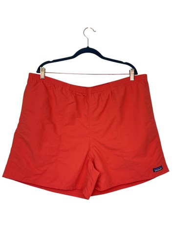 Patagonia Men's 5" Baggies Shorts Outdoor Travel Active Pimento Red XXL ...