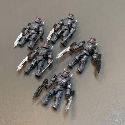 New 5 HALO MEGA CONSTRUX UNSC SPARTAN RIZ-028 MINI FIGURE FLEETCOM ...