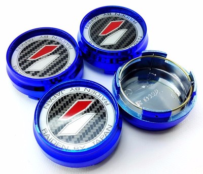 WHEEL CENTER HUB CAPS RAIDEN BLUE 62mm. Parts For LENSO Raiden Spec F E ...
