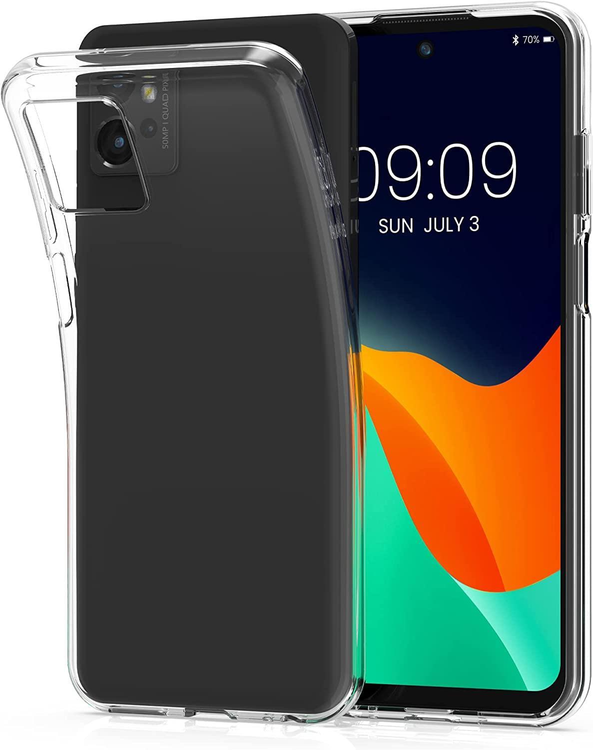 For Motorola Moto G32 Case, Clear Silicone Gel Phone Cover + 1 X ...