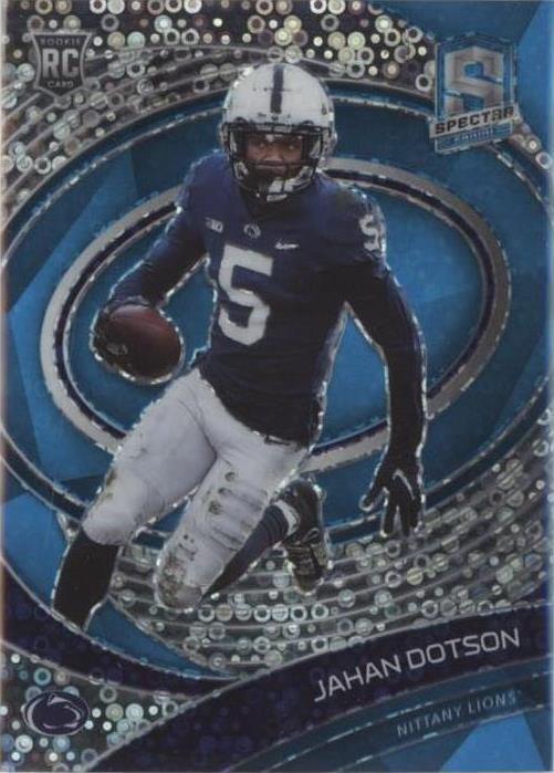 2022 Panini Chronicles Draft Picks - Spectra Jahan Dotson #16 Neon Blue ...