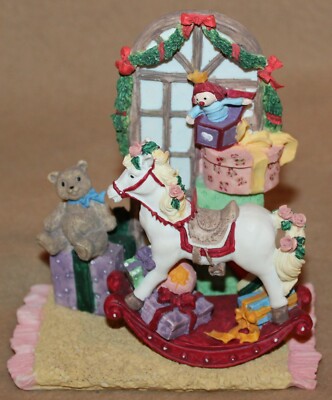 Memories of Home 1992 Geo Z Lefton Christmas Toys Rocking Horse | eBay