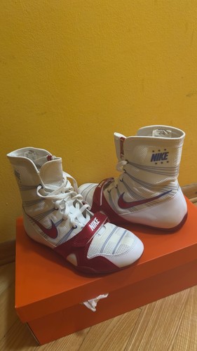 Nike Hyper KO Boxing Boots White/Red Size 9 Limited Edition | eBay