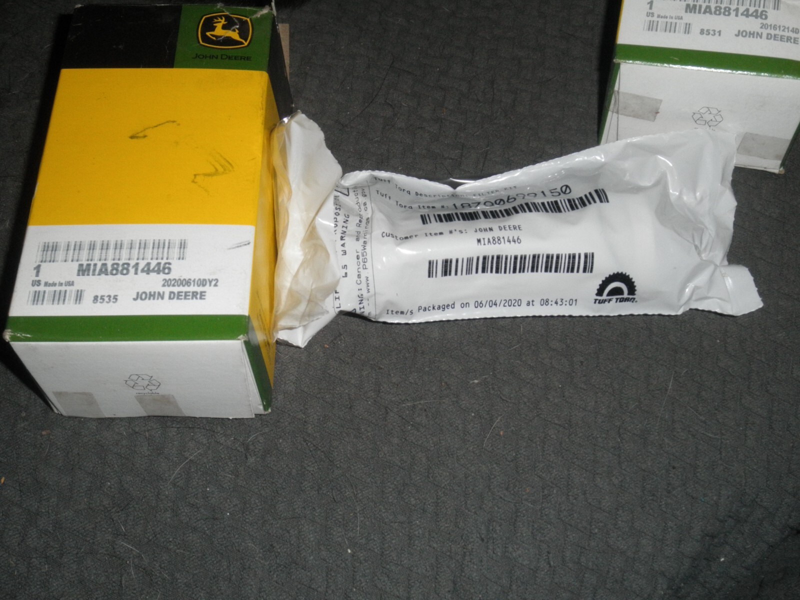 John Deere MIA881446 Original Equipment Filter Kit for sale online | eBay