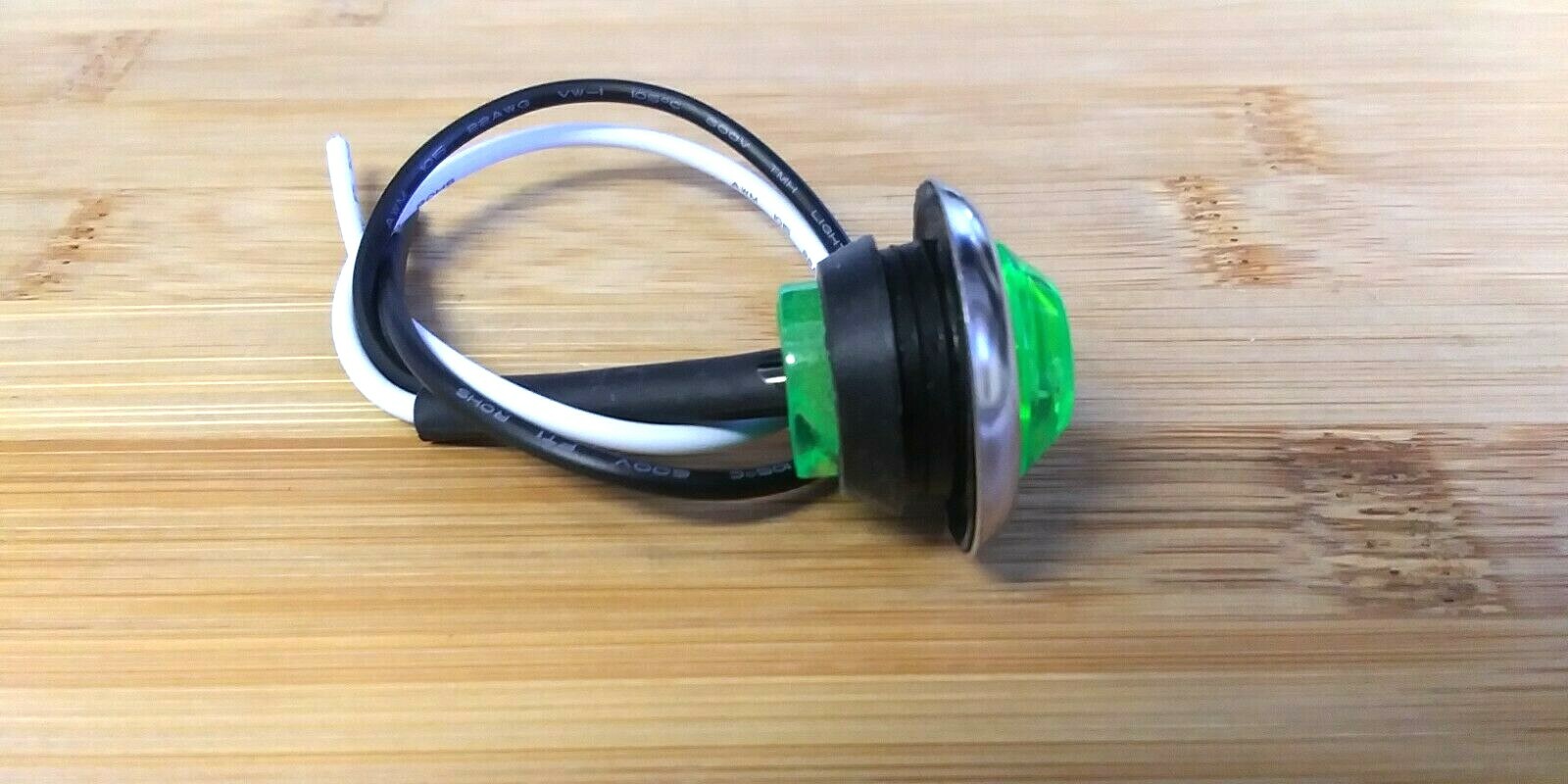 3 BBT Waterproof 12 volt Green LED Stainless Steel Outdoor Courtesy ...