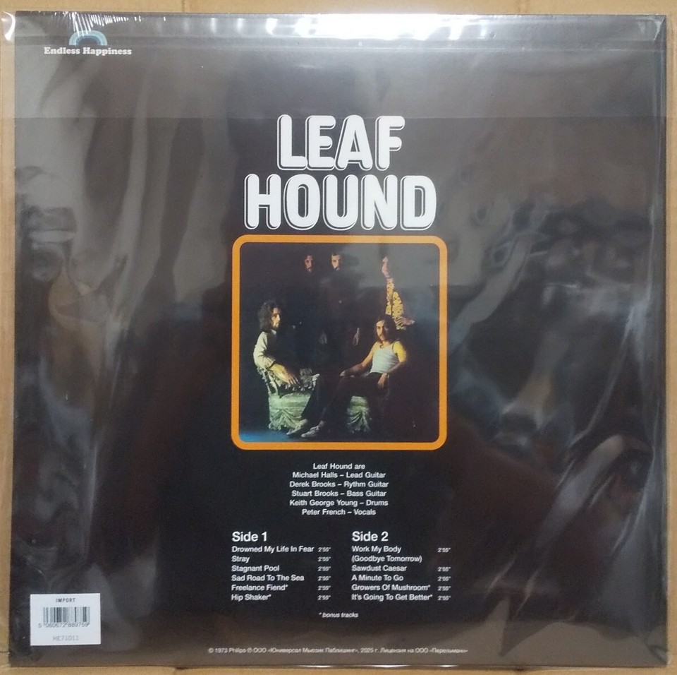 Leaf Hound/Limited Vinyl Growers Of Muscle / Hound Black Cat Atomic ...