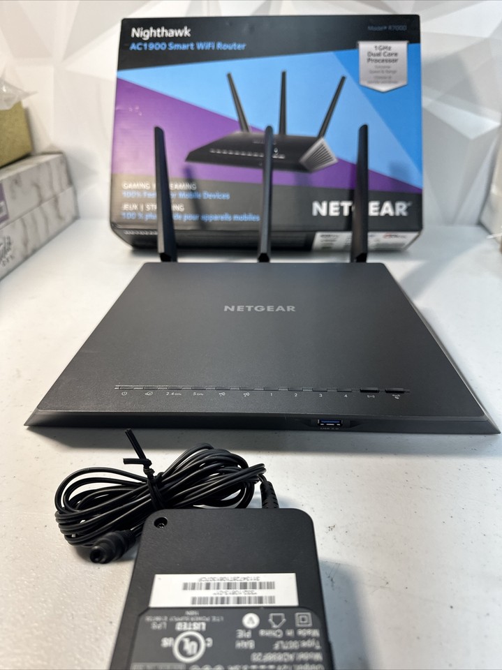NETGEAR R7000-100PAS 1300 Mbps 4-Port Gigabit Wireless Router (R7000 ...