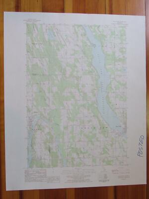 Ellsworth Michigan 1984 Original Vintage USGS Topo Map | eBay