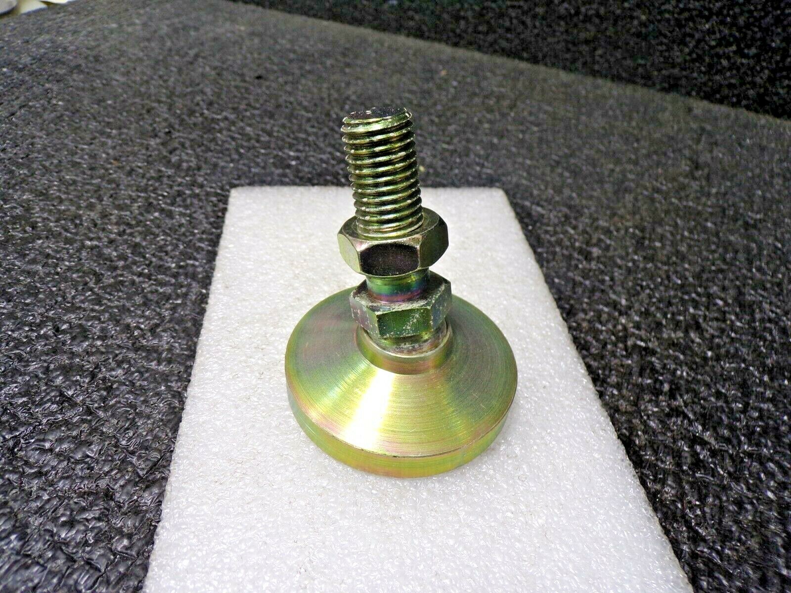 TE-CO Leveling Pad, Fixed Stud,7200 lb. Load Capacity, 3-1/2" H, Yellow ...