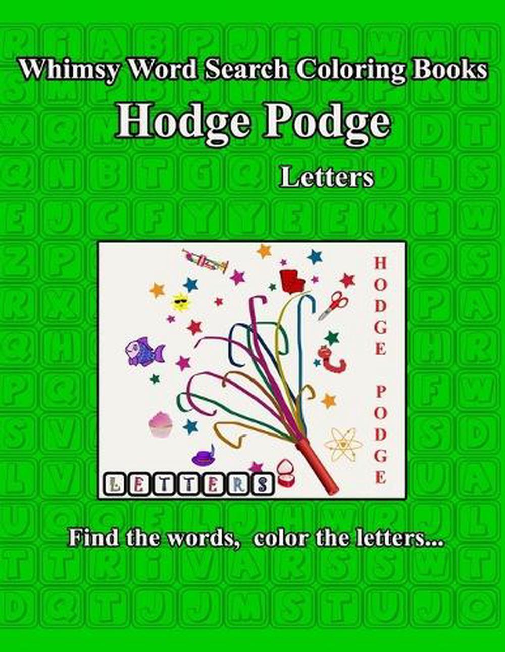 Whimsy Word Search Coloring Books, Hodge Podge, Letters 9781721624409 | eBay
