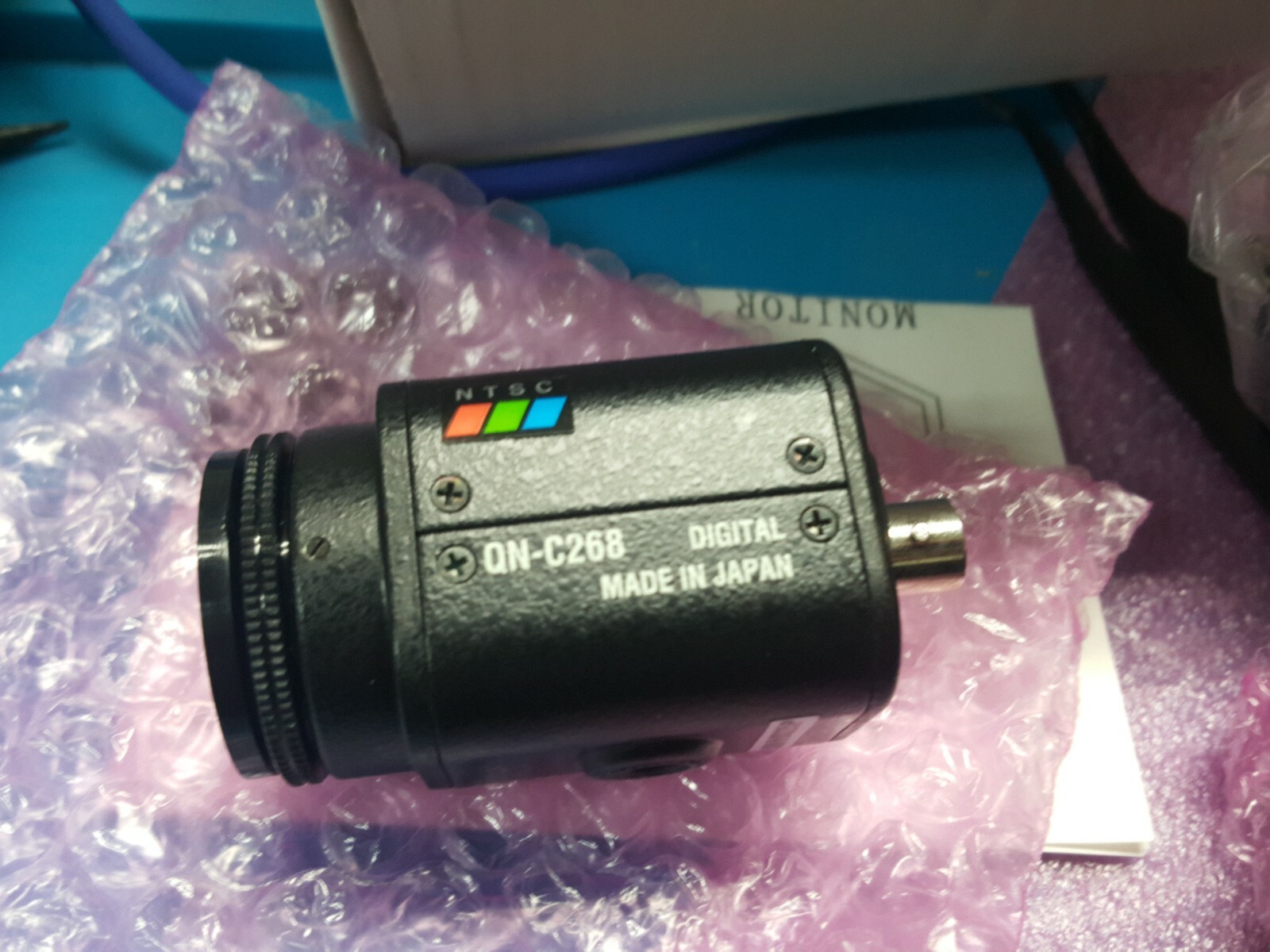 Qwonn QN-C268 NTSC Ultra Miniature 1/2" CCD Camera EIA BLACK & WHITE | eBay