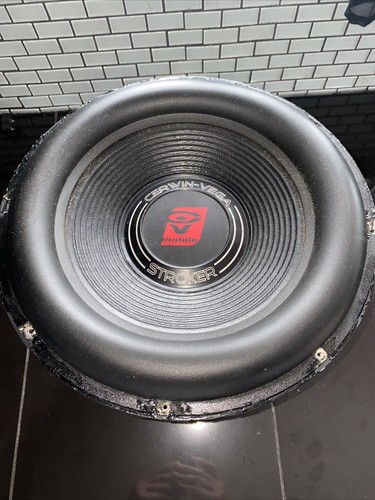 Cerwin-Vega Stroker ST124D 2000 12" Dual 4 Ohm Subwoofer 1000W RMS test ...