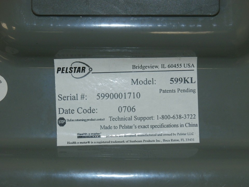 Health O Meter 599KL Digital Physician Scale Base and scale Head | eBay ...