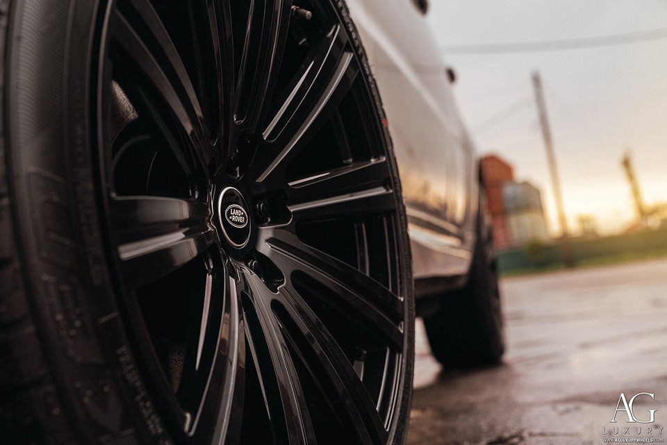 22” VANGUARD GLOSS BLACK WHEELS RIMS FOR MERCEDES W222 S450 S560 ...