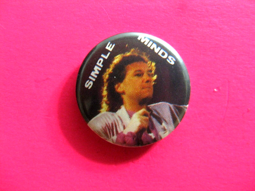 SIMPLE MINDS VINTAGE BUTTON PIN BADGE UK IMPORT S | eBay