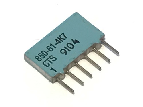 4.7K SIL 6 PIN RESISTOR NETWORK CTS ALLEN BRADLEY 850-61-4K7 (x1 ...