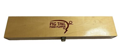 Pig Tail Food Flipper Barbeque Meat Hooks & Turners Boxed Set | eBay