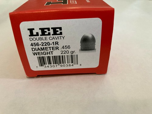 Lee 90384 2-Cavity Bullet Mold 456-220-1R .452 Diameter 220 grain (fast ...
