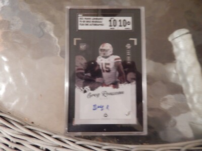 2021 Panini Luminance YO-GR Greg Rousseau Rookie Autograph SGC 10/10 | eBay