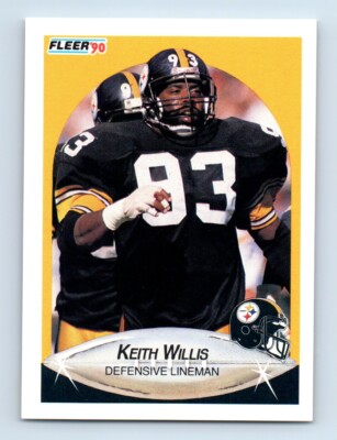 1990 Fleer Keith Willis Pittsburgh Steelers #151 | eBay