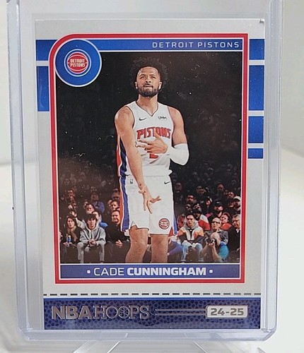 2024-25 Panini NBA HOOPS #194 Cade Cunningham Detroit Pistons ...