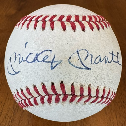 Mickey Mantle Signed Autographed American League Baseball Ball JSA LOA ...
