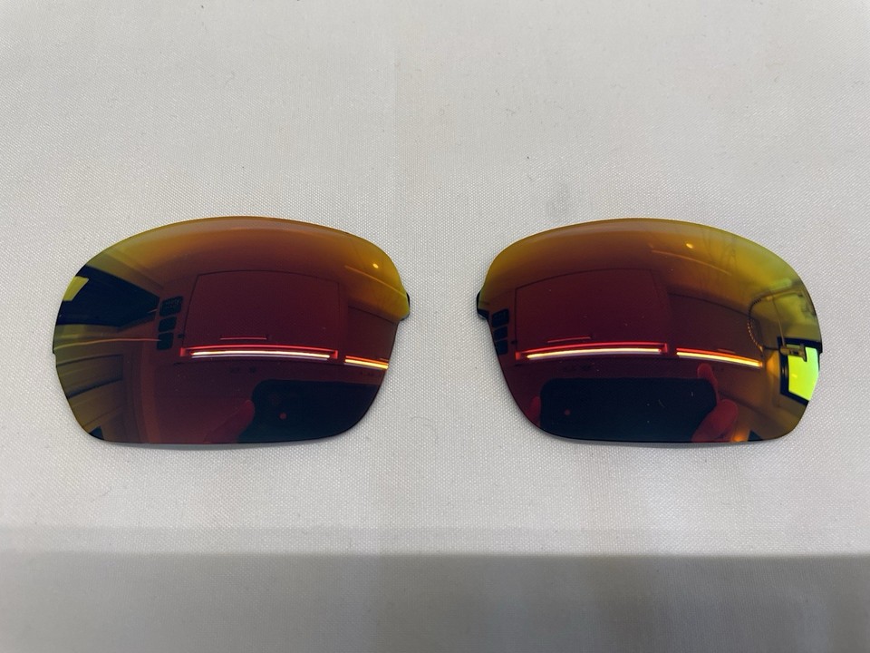 80 - Oakley Half X Ruby Iridium Lenses - LENSES ONLY - MINT - 1 SET | eBay