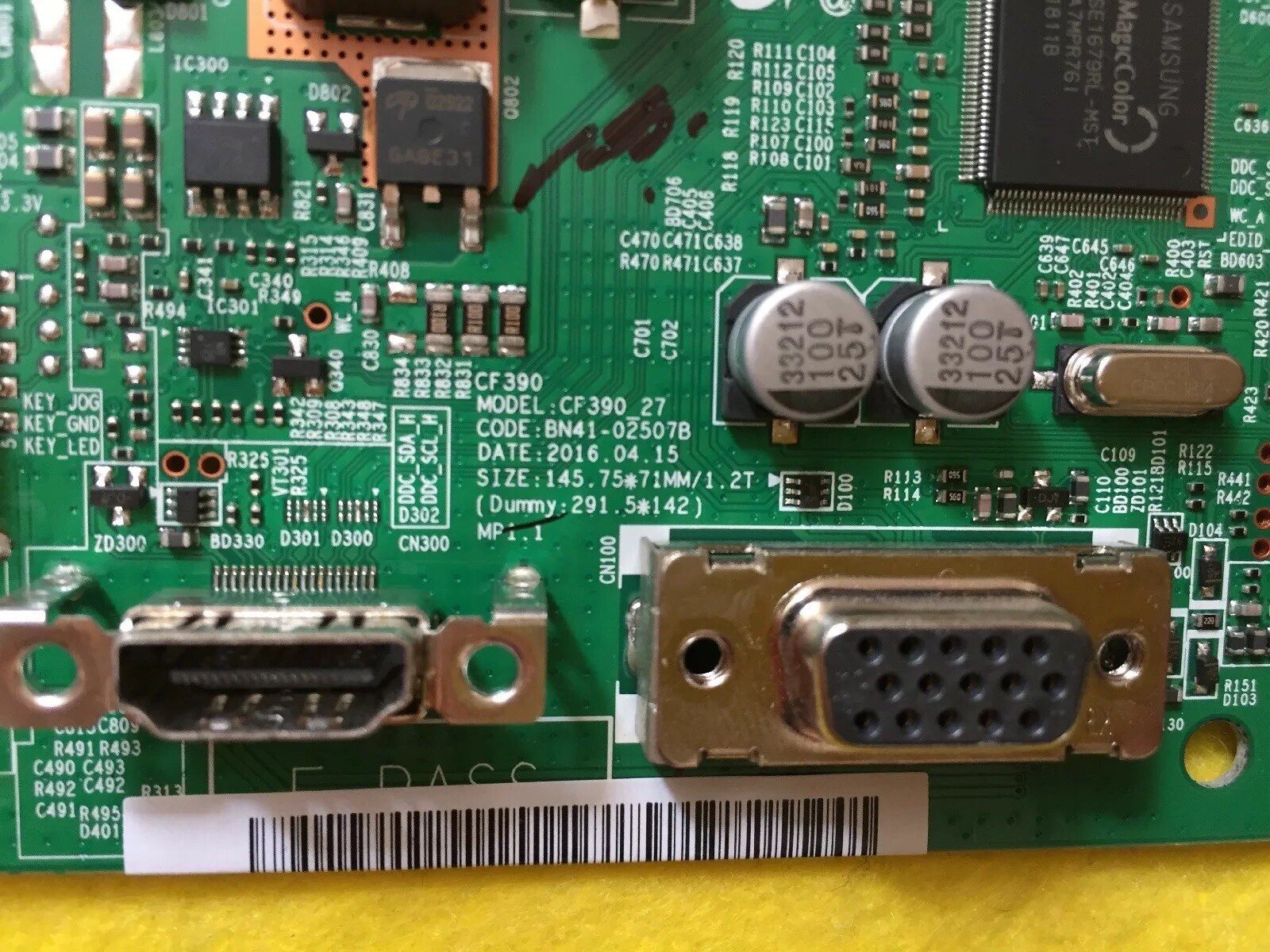 MAIN BOARD BN41-02507B BN91-11413V FOR SAMSUNG LC24F396FHUXEN 24 ...