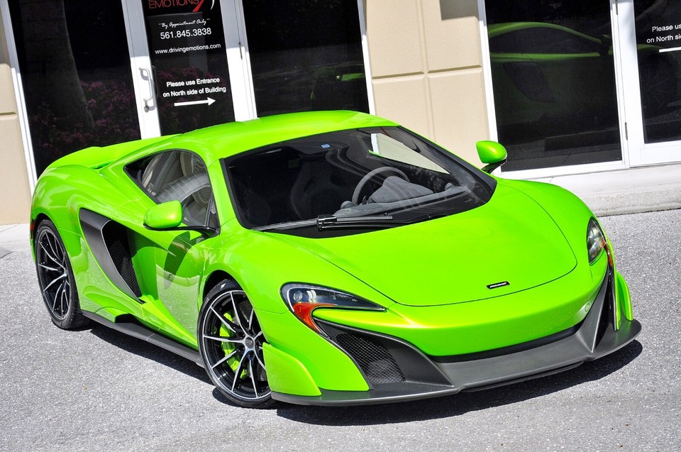 2016 McLaren 675LT COUPE! NAPIER GREEN! FRONT LIFT! LOW MILES!! | eBay
