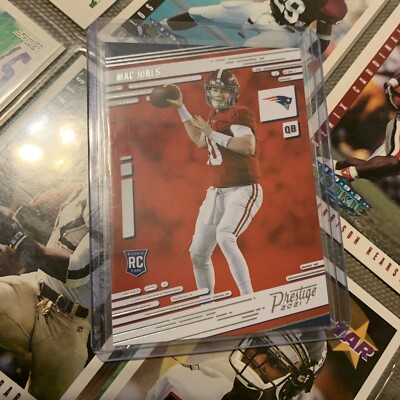 Mac Jones Rookie Card 2021 Prestige Football #205 New England Patriots ...