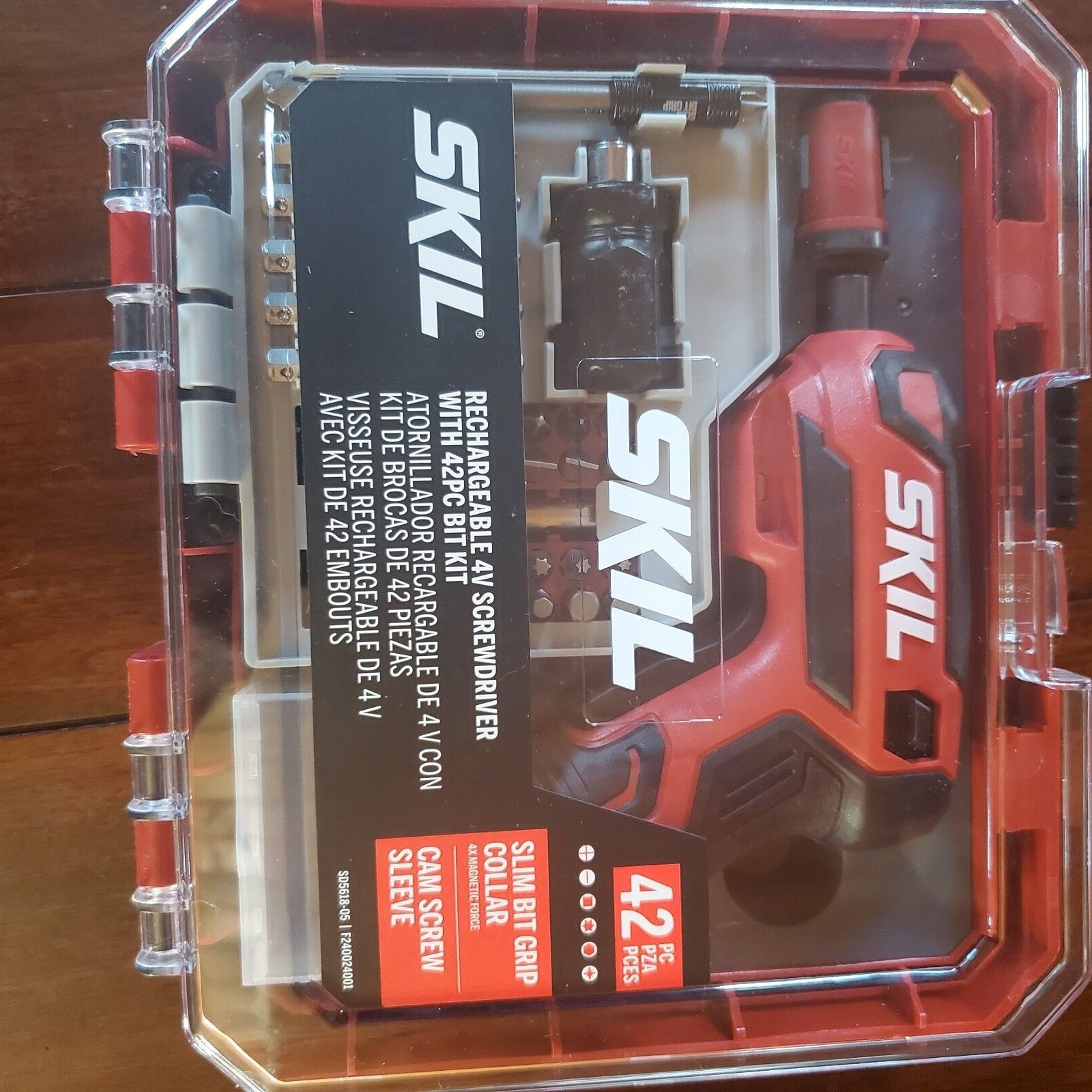 SKIL 4V Pistol Grip Screwdriver with 42pcs Bit Set - SD5618-03 for sale ...