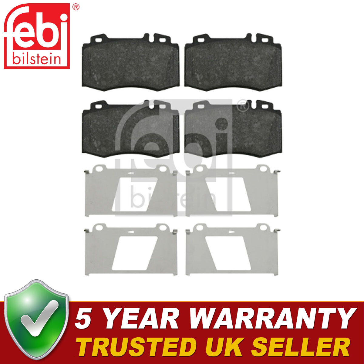 Febi Front Brake Pads Set Fits Mercedes C-Class E-Class S-Class CLS SL ...