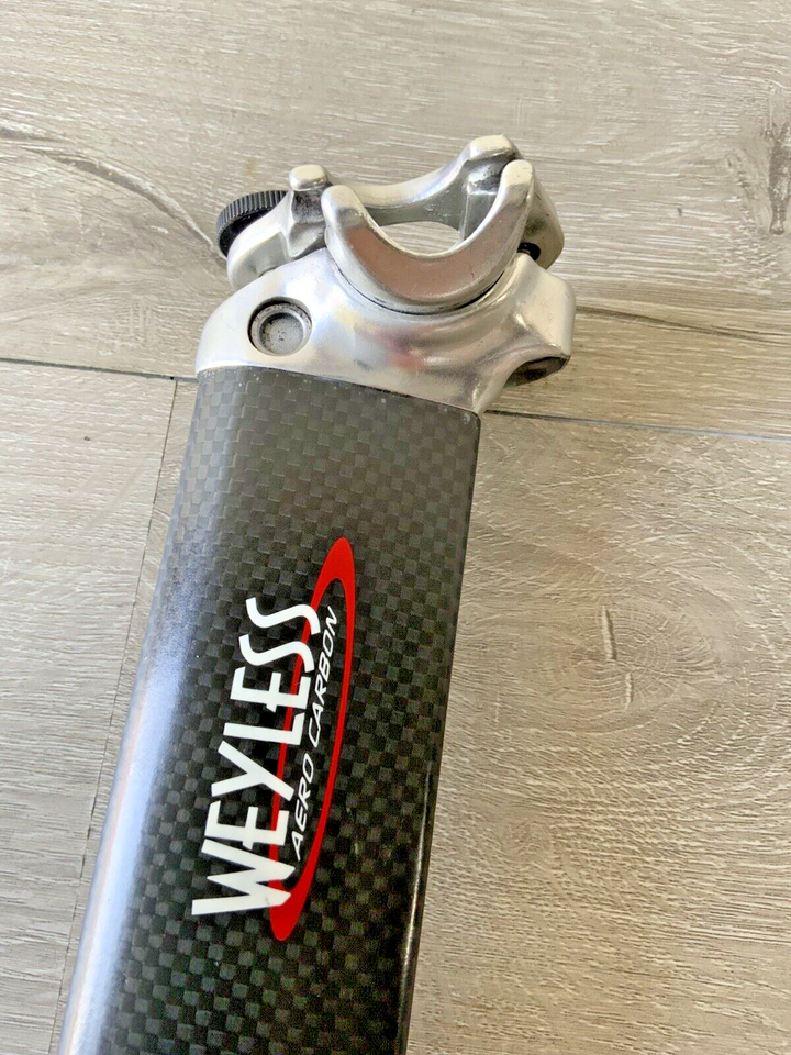 WEYLESS AERO CARBON SEAT POST 27.2 MM X 300 MM TOTAL LENGTH 202 GRAMS ...