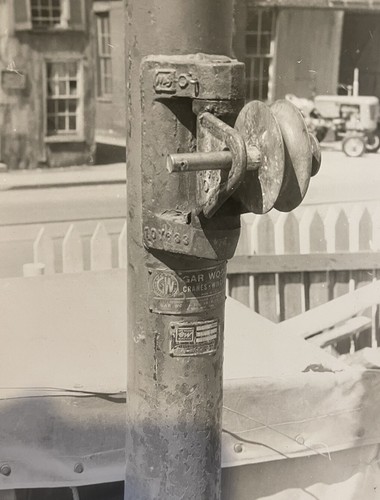 8x10 Black White Photo Gar GW Water Main Frederick MD Police Dept 1958 ...