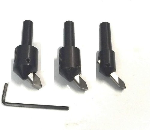 Set of 3 PCS Fly Cutter for Metal Facing On Milling Lathe HSS Bit tools ...