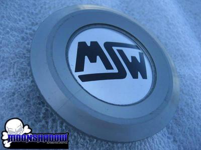 1 USED MSW CUSTOM ALLOY WHEEL SILVER WHEEL RIM CENTER CAP 3" | eBay