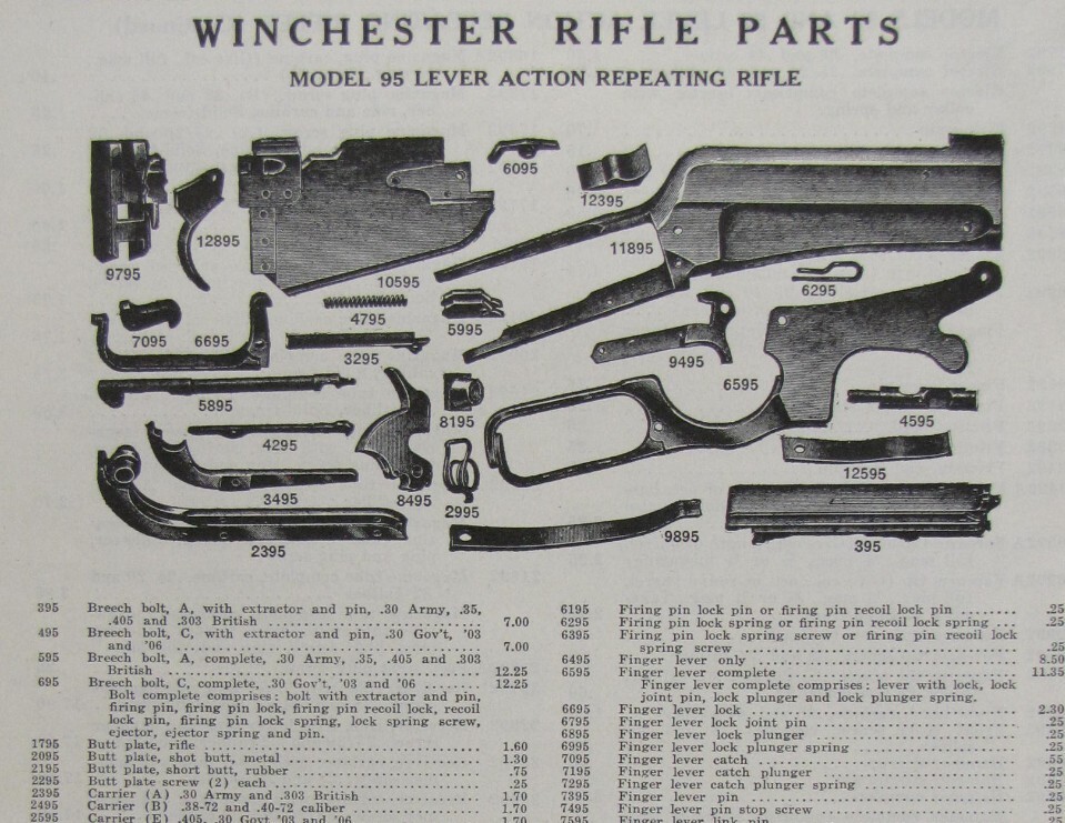 Vintage 1949 WINCHESTER Model 95 Lever Action Rifle Print Ad | eBay