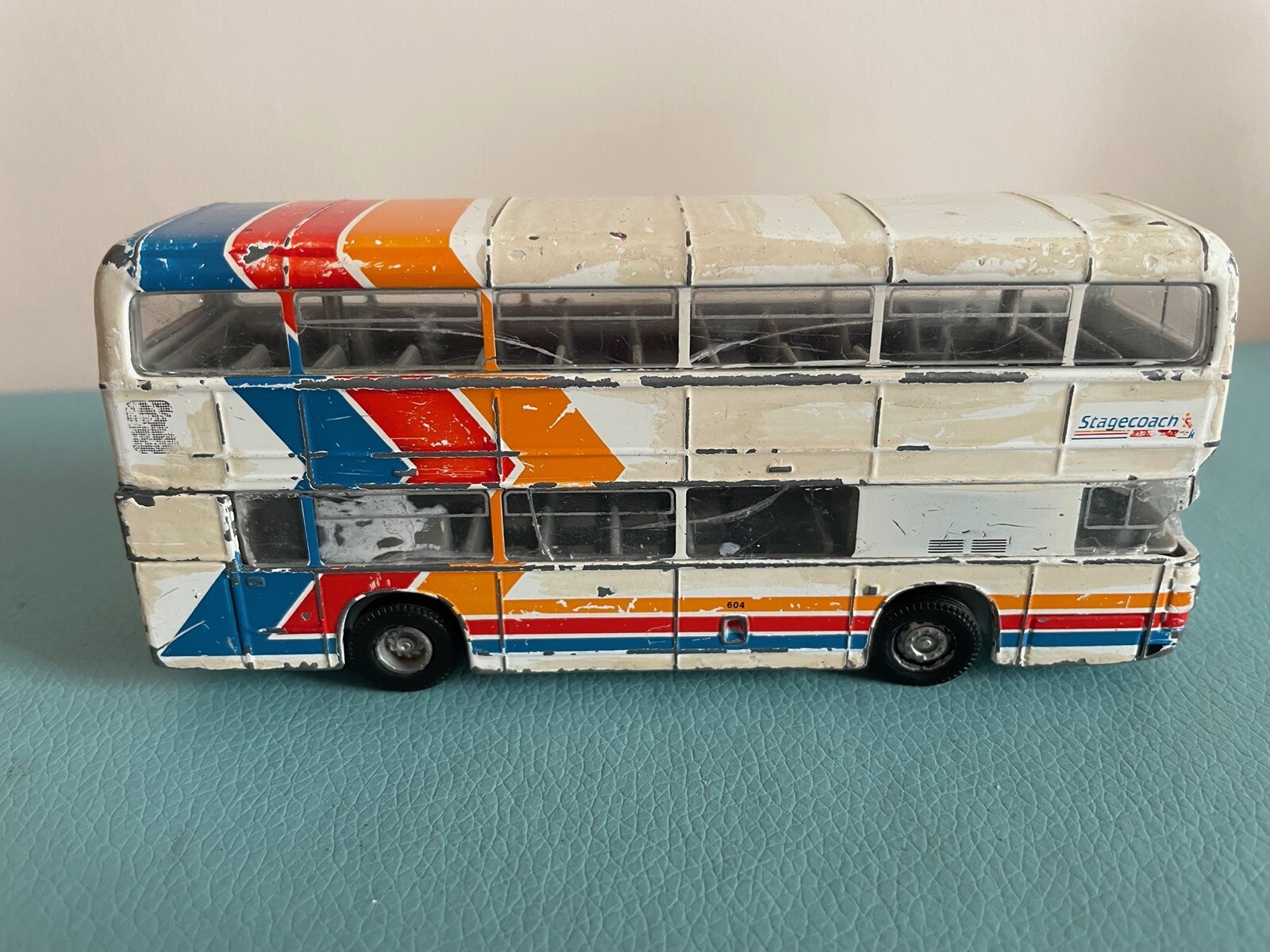Corgi 5” LEYLAND OLYMPIAN ECW BUS No:43009 Diecast Vintage White ...