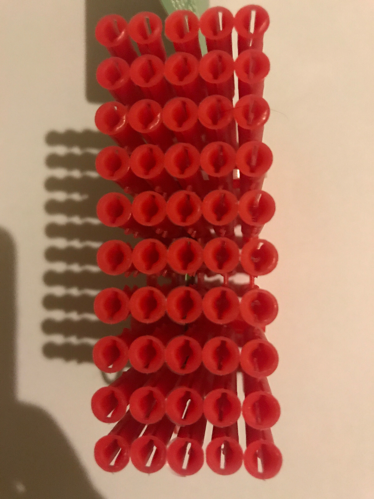 100 x Red Wall Plugs Brick Masonry Concrete Rawl Plugs 5.5-6.0mm - Fast ...