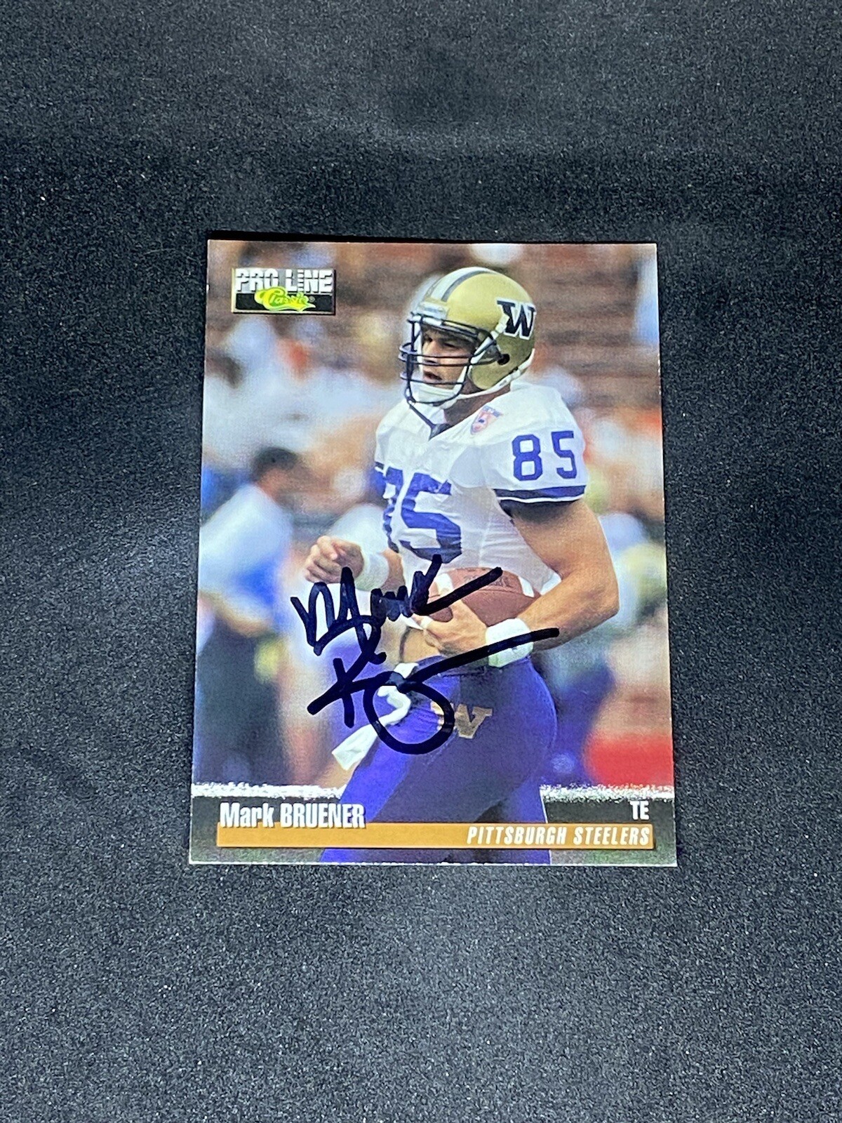 Mark Bruener 1995 Classic Pro Line #152 Pittsburgh Steelers Auto Signed ...