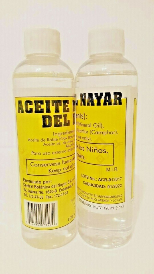 ACEITE ROBLE DEL NAYAR,MASSAGE OIL MUSCULAR PAIN~SPRAINS~ARTHRITIS 2X ...