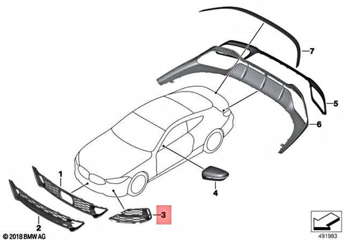 Genuine BMW G14 G15 840dX M850iX Convertible Coupe Left Finisher ...
