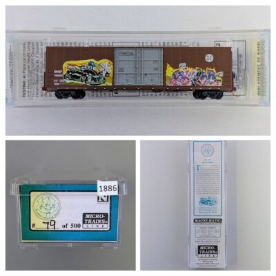 Micro-Trains N Scale Graffiti Collector Series Car #12 - California #79 ...