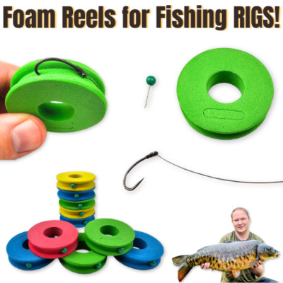 EVA Foam RIG WINDERS Tackle Box Rig Foam Storage Rig Box UK POSTAGE ...