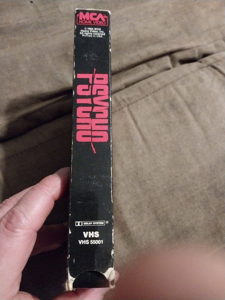 Psycho 1960 VHS MCA Home Video 1986 Tape 47897550010 | eBay