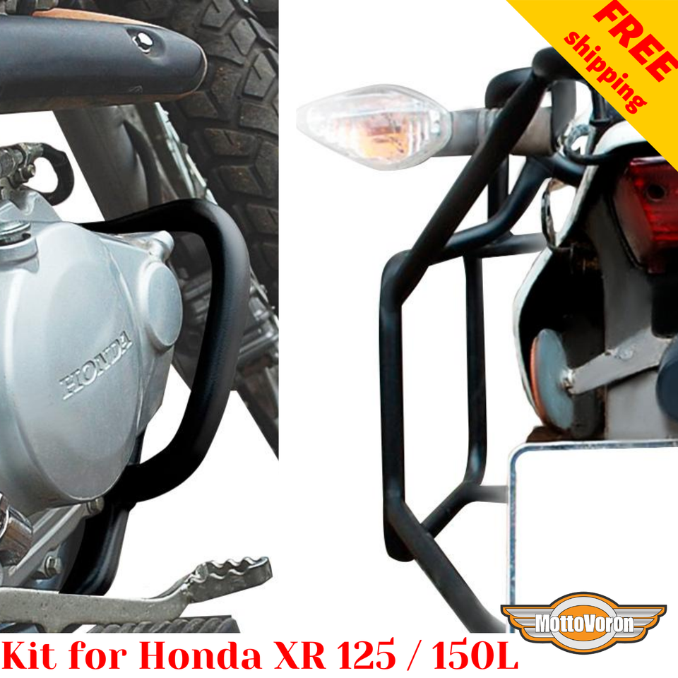 For Honda XR150L Engine guard XR 125 Luggage rack system XR125L Crash ...