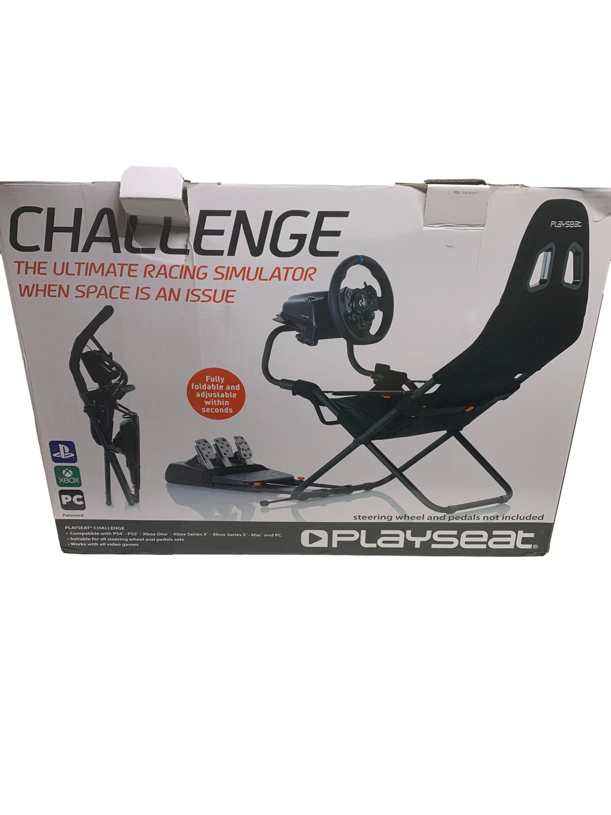 Playseat Challenge Sim Racing Cockpit Foldable & Adjustable Missing ...